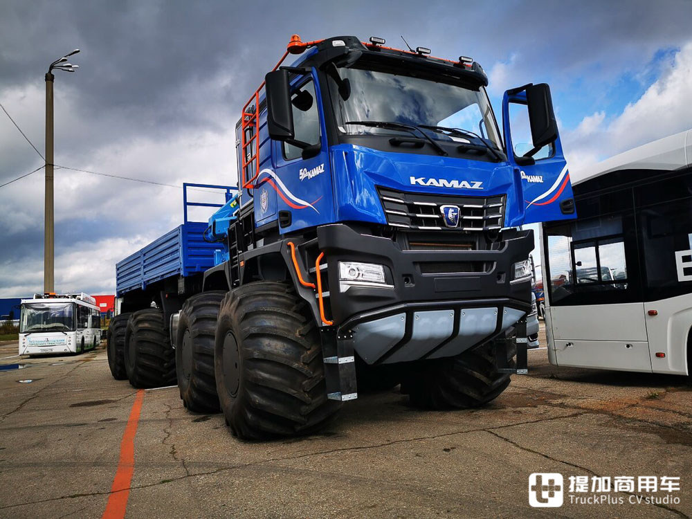征服北极的毛子卡车，卡玛兹6355铰接越野卡车实拍 - 提加商用车网