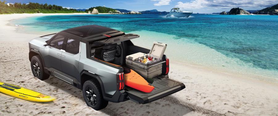 放“大”招！上汽大通MAXUS高能新能源车“双箭齐发”！“大型纯电性能皮卡”GST概念车全球首发亮相，大家MIFA7谍照曝光 - 提加商用车网